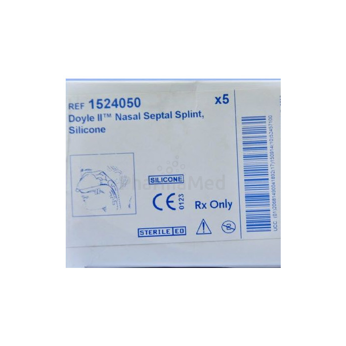 Doyle II nasal septal splint silicone - 5pc